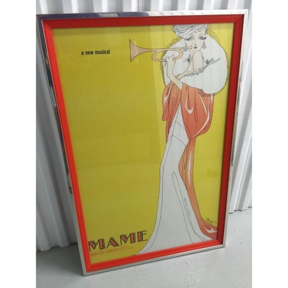 Mame Theater Play Poster | Art | Vintage Mame Poster 966 Berta Winter ...